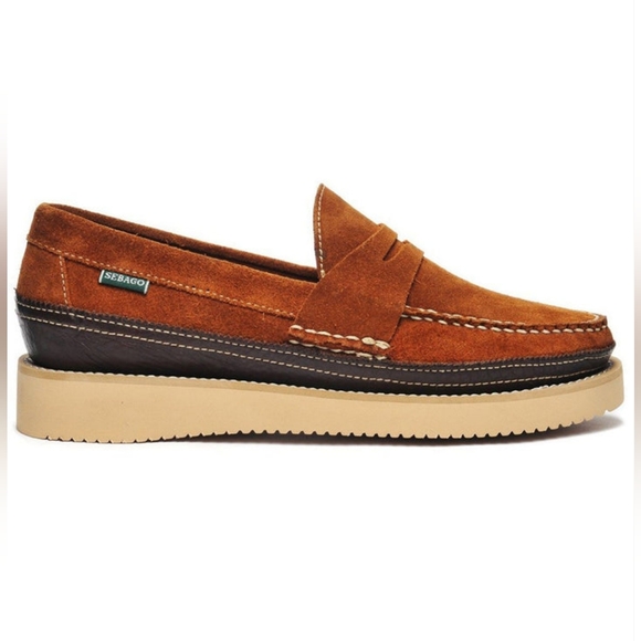 Sebago | Shoes | Sebago Wata Penny Eva Suede Canoe Moc Cognac Dark ...